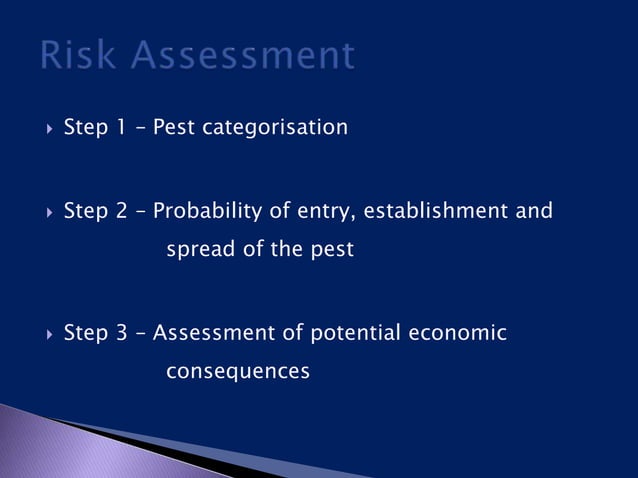 Pest risk analysis (pra) | PPTX | Agriculture | Industries