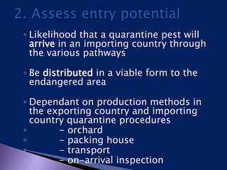Pest risk analysis (pra) | PPTX