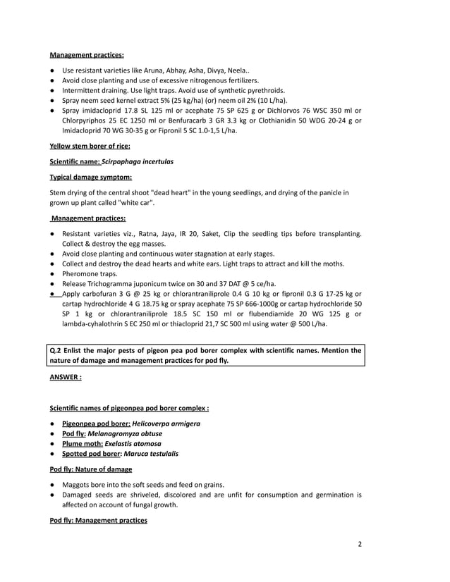 Pests Of Crops And Stored Grain And Their Management-I.pdf | Gardening | Home & Garden