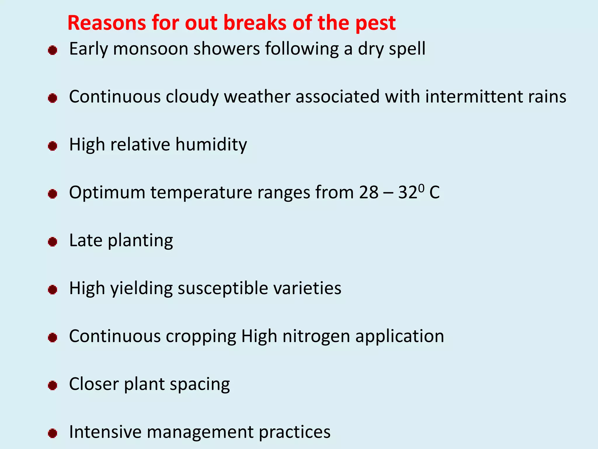 Pests of paddy 1 | PPTX