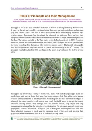 Pests in Pineapple and thier management.pdf