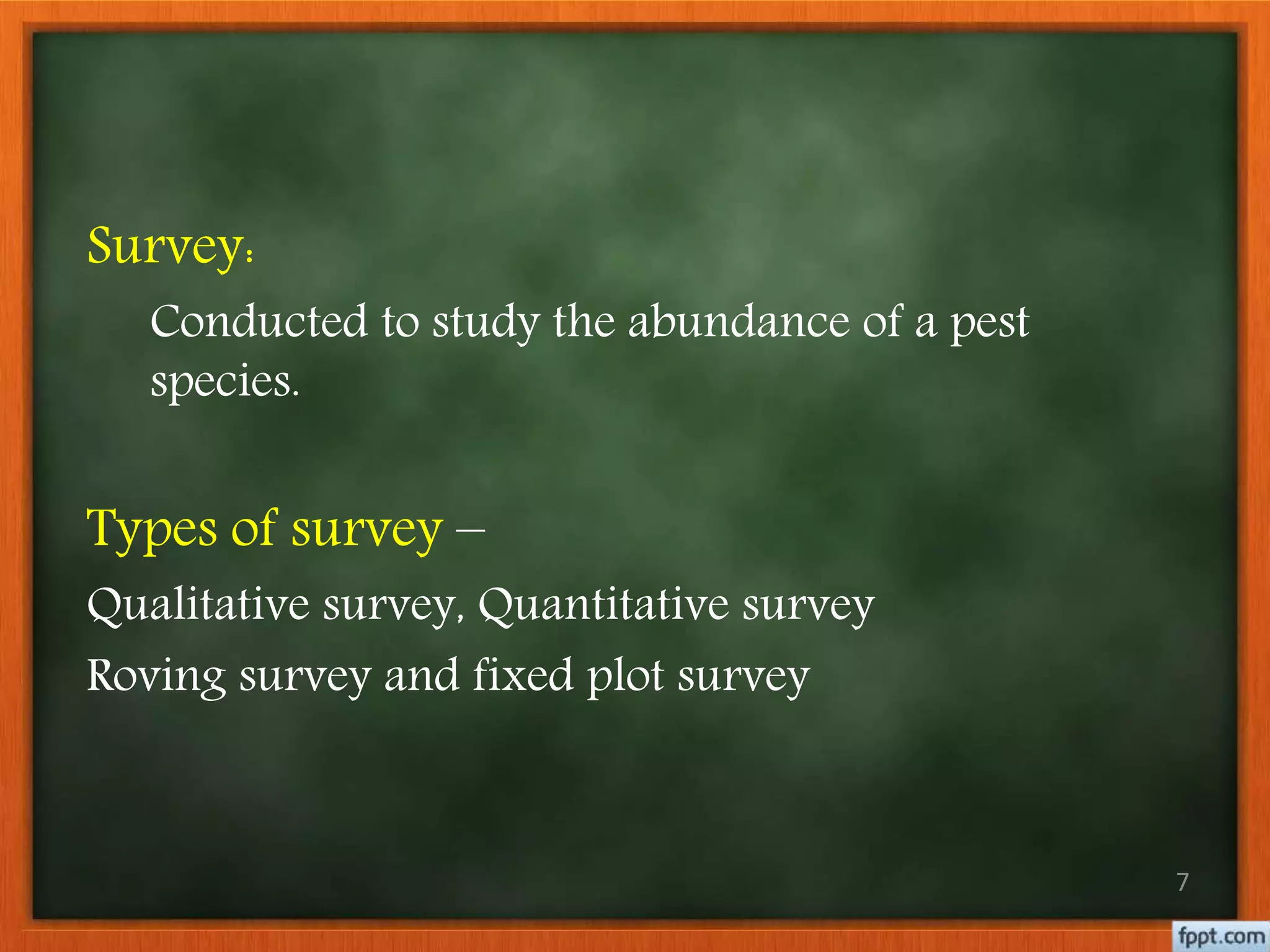 Pest surveillence and monitoring satyasri | PPTX