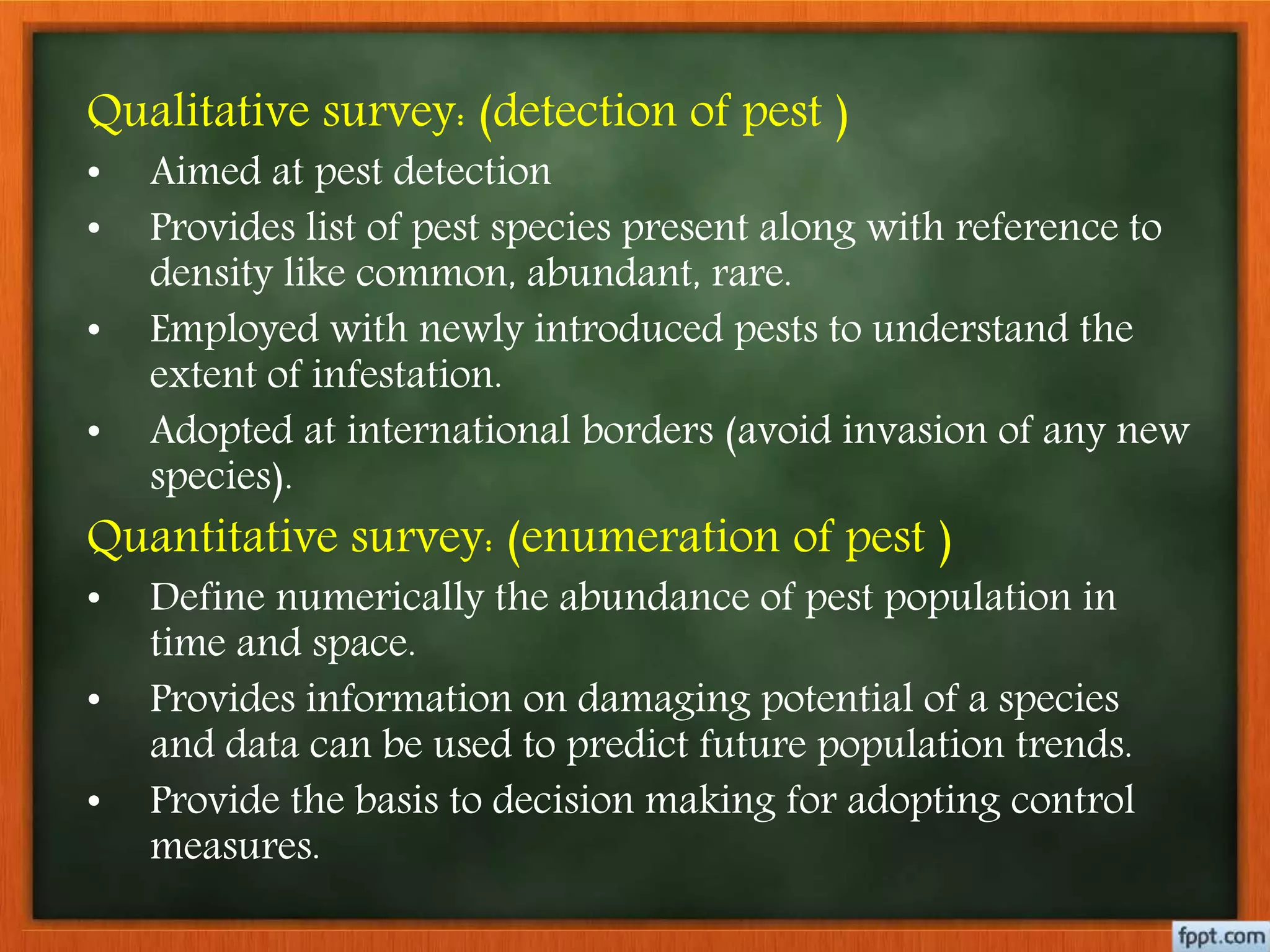 Pest surveillence and monitoring satyasri | PPTX
