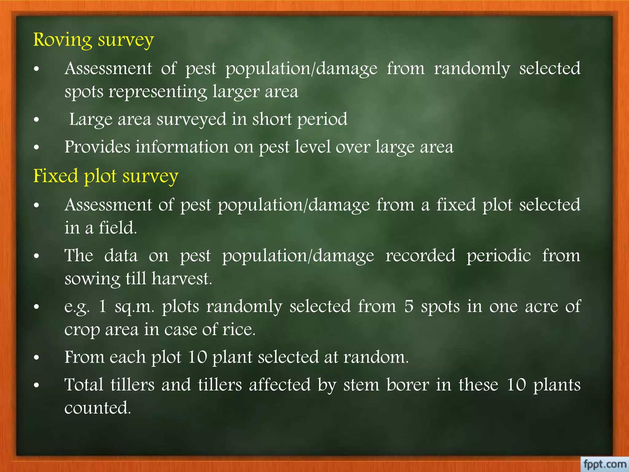 Pest surveillence and monitoring satyasri | PPTX