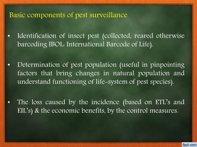 Pest surveillence and monitoring satyasri | PPTX