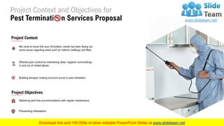 Pest Termination Services Proposal PowerPoint Presentation Slides | PPT