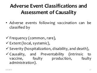 Pharmacoepidemiologic studies for vaccine safety | PPTX