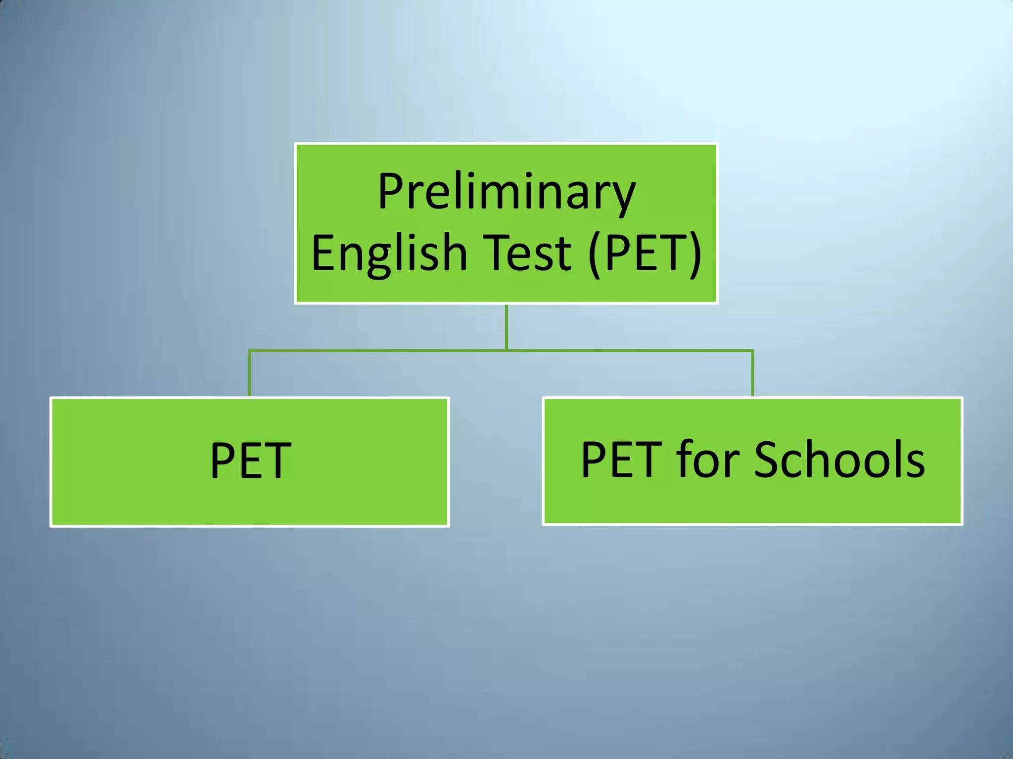 Preliminary English Test | PPTX