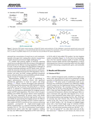 Bridging uranium uptake and pet plstic degradation | PDF