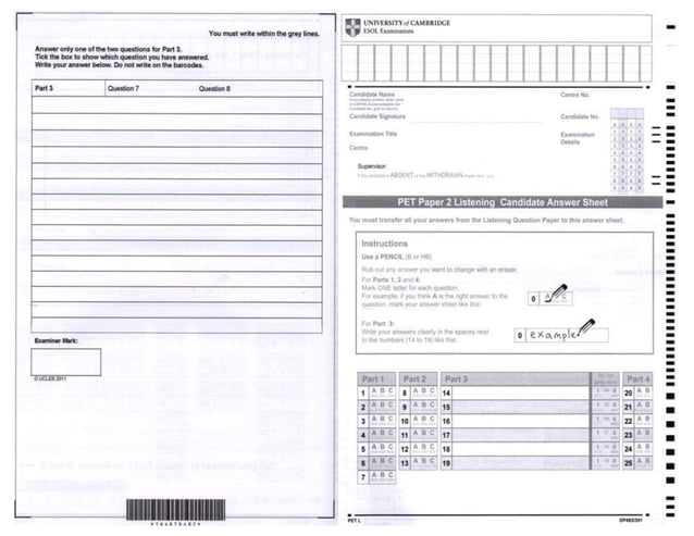 PET - ANSWER SHEETS.docx