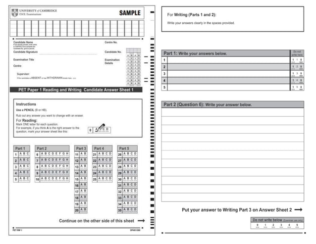 PET - ANSWER SHEETS.docx