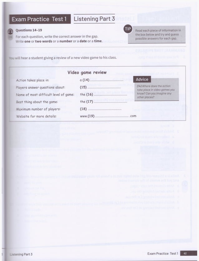 Pet b1 preliminary for schools trainer for 2020-6 tests | PDF