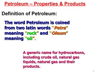 FUNDAMENTAL OF PETROLEUM EXPLORATION | PPT