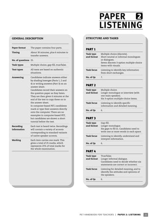 Pet handbook-listening | PDF