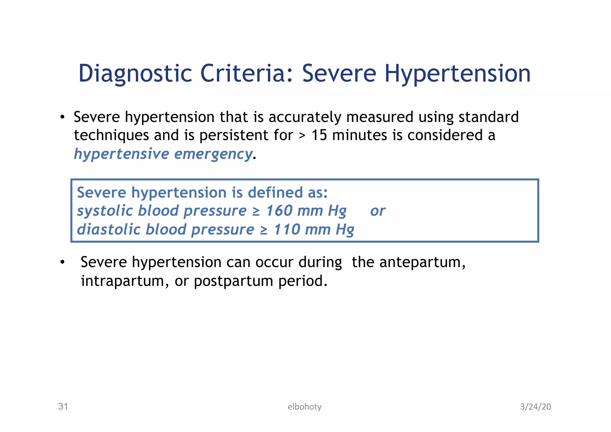 Hypertension during pregnancy | PDF