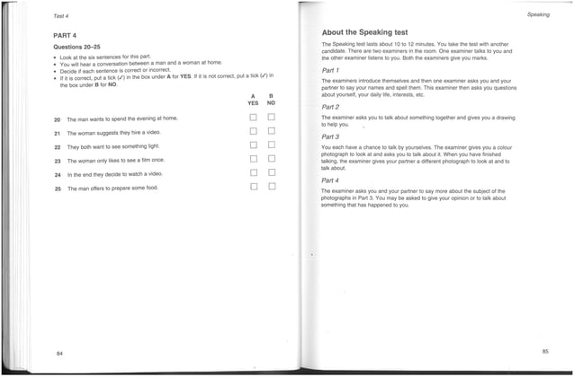 Cambridge Pet 2 (Preliminary English Test)