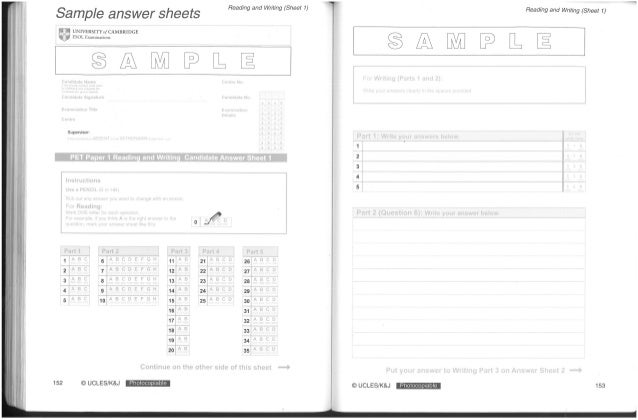 Cambridge Pet 2 (Preliminary English Test)