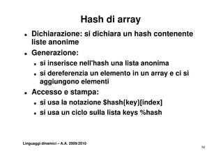Pe t2 perl-caratteristiche | PDF | Programming Languages | Computing