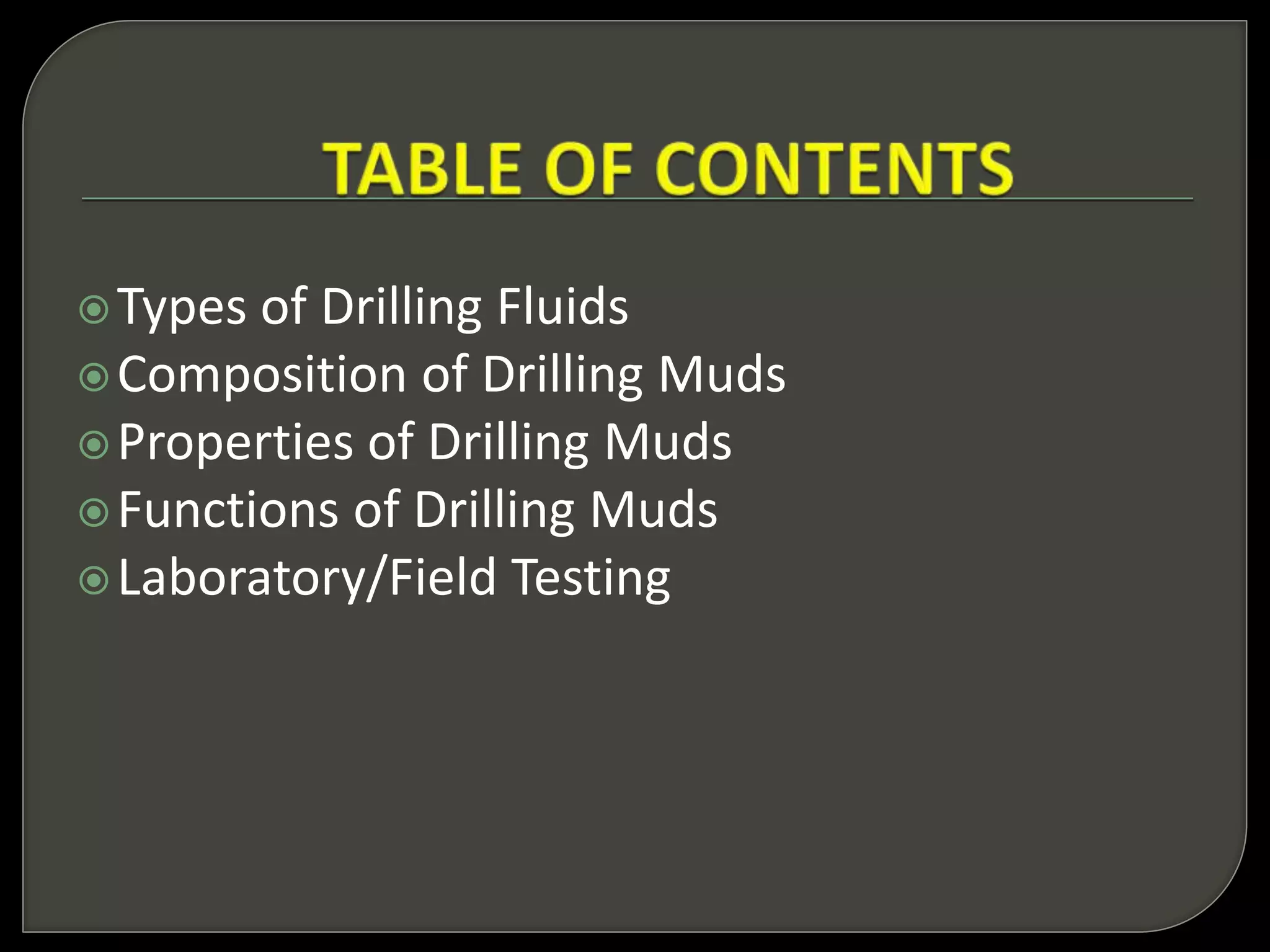 Drilling Mud Laboratory | PPTX