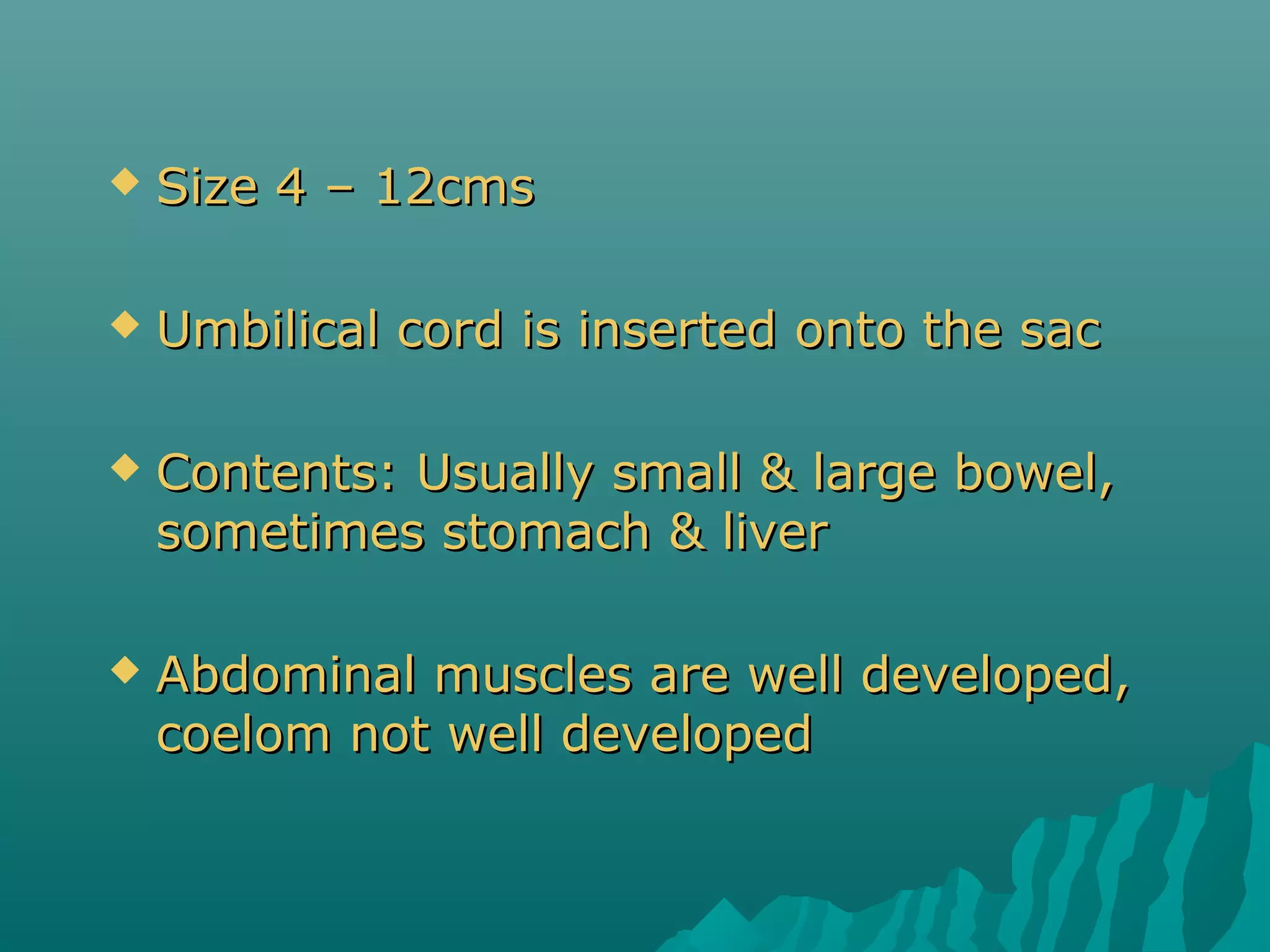 Abdominal wall defects | PPT