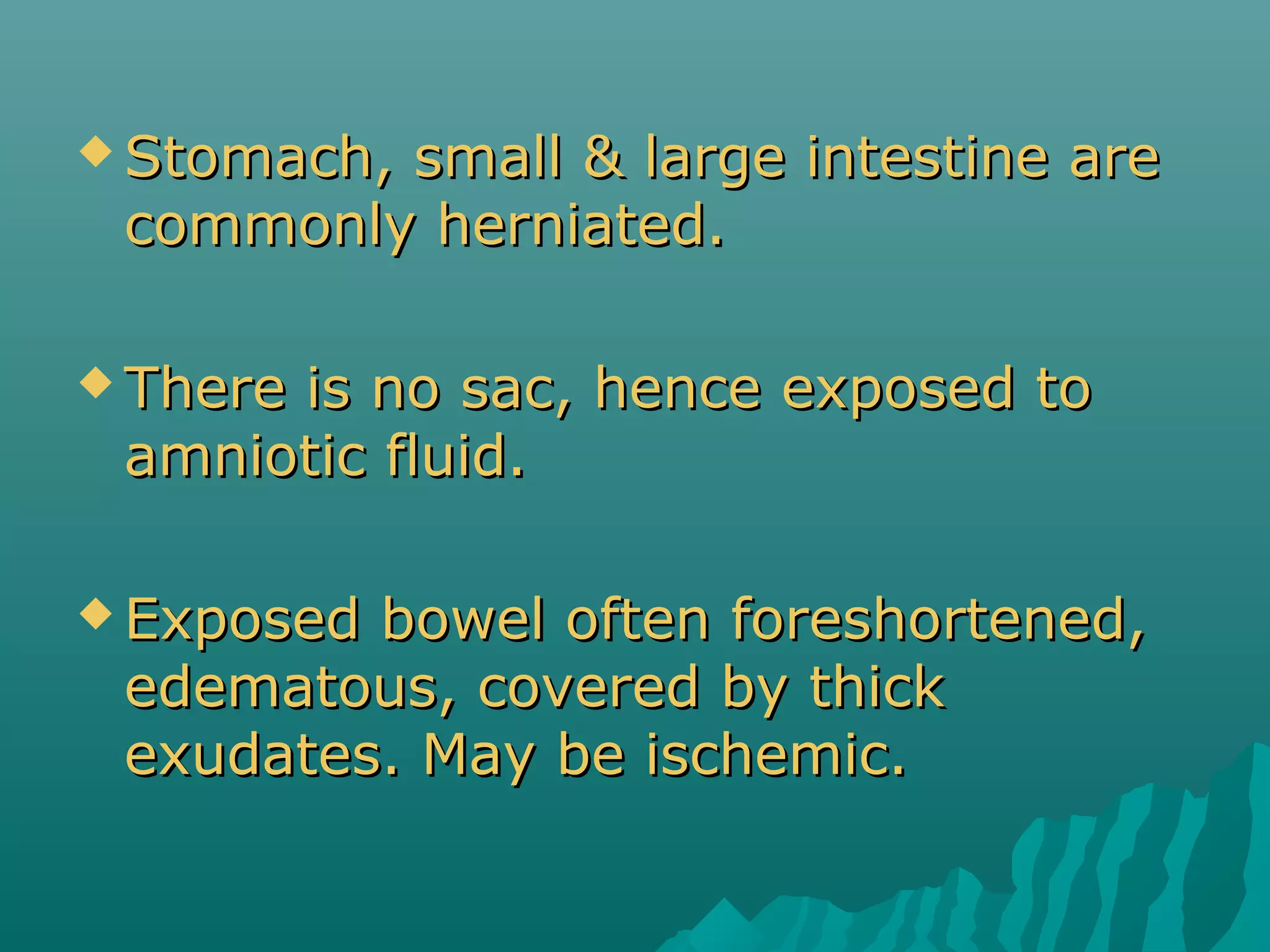 Abdominal wall defects | PPT
