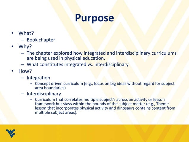 Pet 735 presentation interdisciplinary curriculum | PPTX | Education