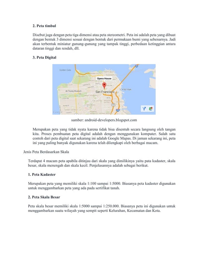 PETA, GIS, dan DATABASE SPASIAL | PDF