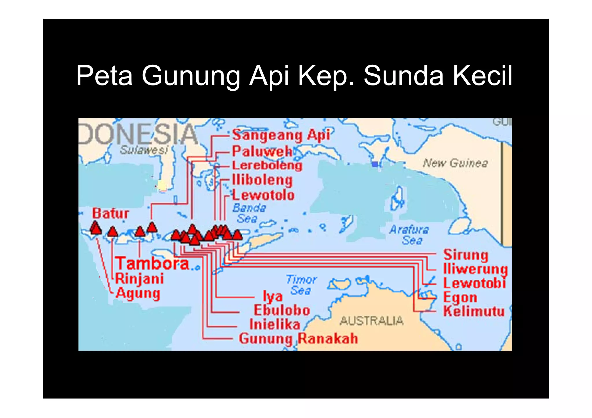 Peta Gunung Api Dan Potensi Geothermal Bali Ntb Ntt (ARMSTRONG.UNIMA) | PPT