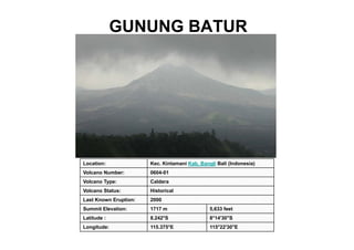 Peta Gunung Api Dan Potensi Geothermal Bali Ntb Ntt (ARMSTRONG.UNIMA) | PDF