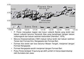 Peta Gunung Api Dan Potensi Geothermal Bali Ntb Ntt (ARMSTRONG.UNIMA) | PDF