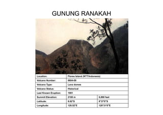 Peta Gunung Api Dan Potensi Geothermal Bali Ntb Ntt (ARMSTRONG.UNIMA) | PDF