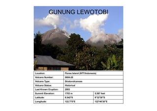 Peta Gunung Api Dan Potensi Geothermal Bali Ntb Ntt (ARMSTRONG.UNIMA) | PDF