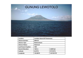 Peta Gunung Api Dan Potensi Geothermal Bali Ntb Ntt (ARMSTRONG.UNIMA) | PDF