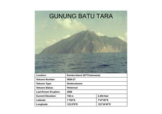 Peta Gunung Api Dan Potensi Geothermal Bali Ntb Ntt (ARMSTRONG.UNIMA) | PDF