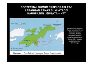 Peta Gunung Api Dan Potensi Geothermal Bali Ntb Ntt (ARMSTRONG.UNIMA) | PDF