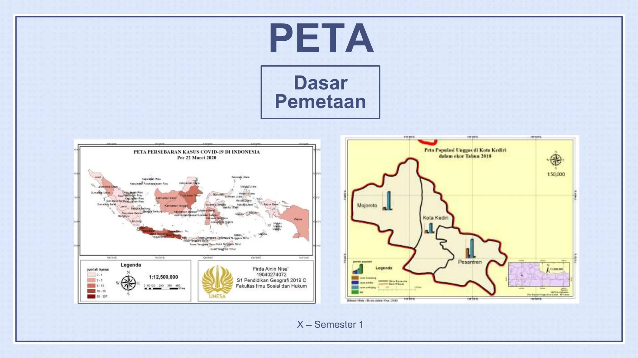 Peta - pertm 6 materi geografi kelas X - Analisis macam macam peta | PPT