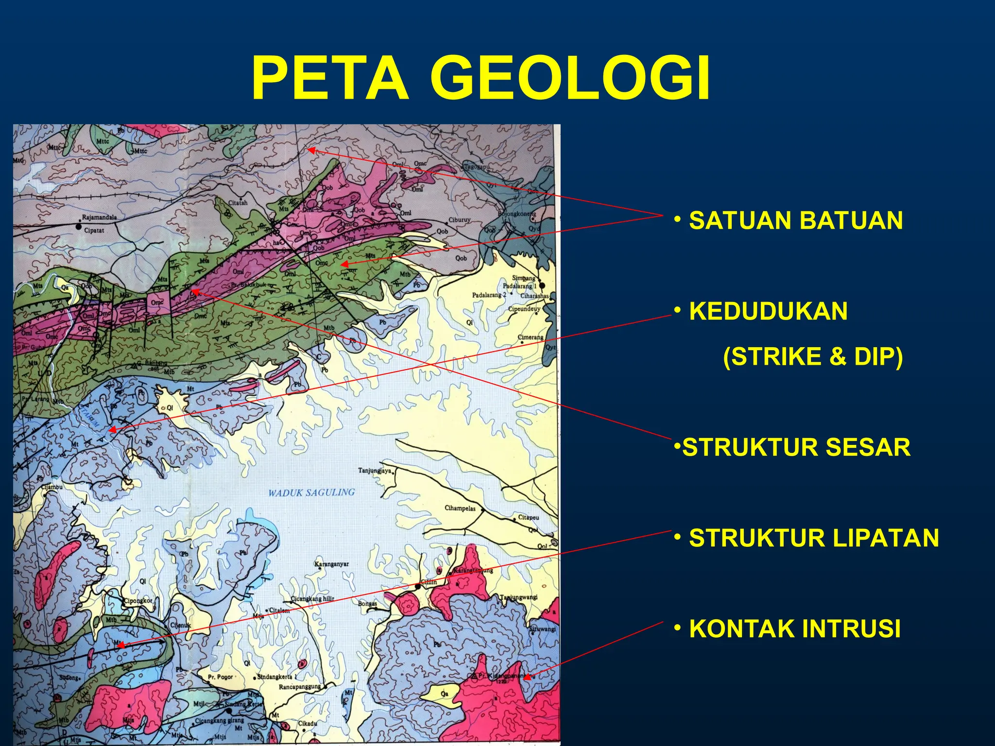 PETA - PETA GEOLOGI.ppt geografi tahunwp | PPT