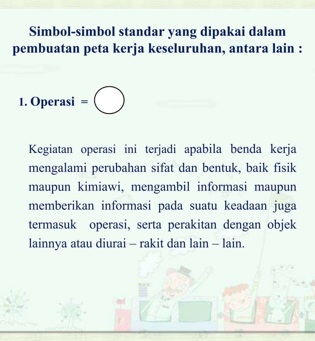 PETA - PETA KERJA (Industrial Engineering) | PPTX