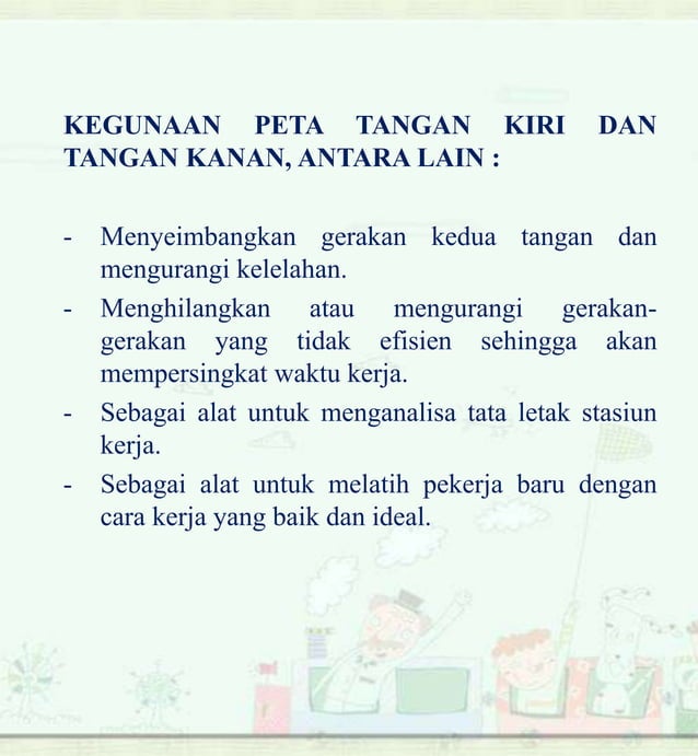 PETA - PETA KERJA (Industrial Engineering) | PPTX