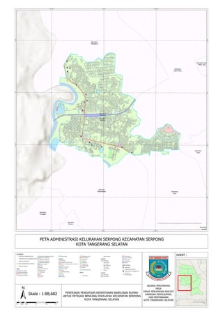 Peta Administrasi Kecamatan Serpong ArchGIS | PDF