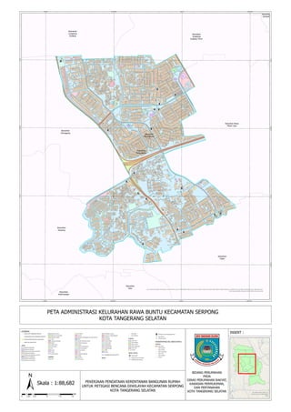 Peta Administrasi Kecamatan Serpong ArchGIS | PDF