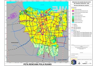 Peta draft RTRW Jakarta | PDF