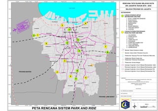 Peta draft RTRW Jakarta | PDF