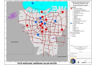 Peta draft RTRW Jakarta | PDF