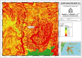 Peta Analysis Slope MILJ daerah morowali | PDF