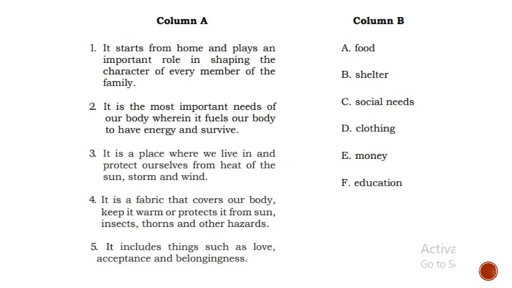 Performance Task in Araling Panlipunan Grade Six | PPTX
