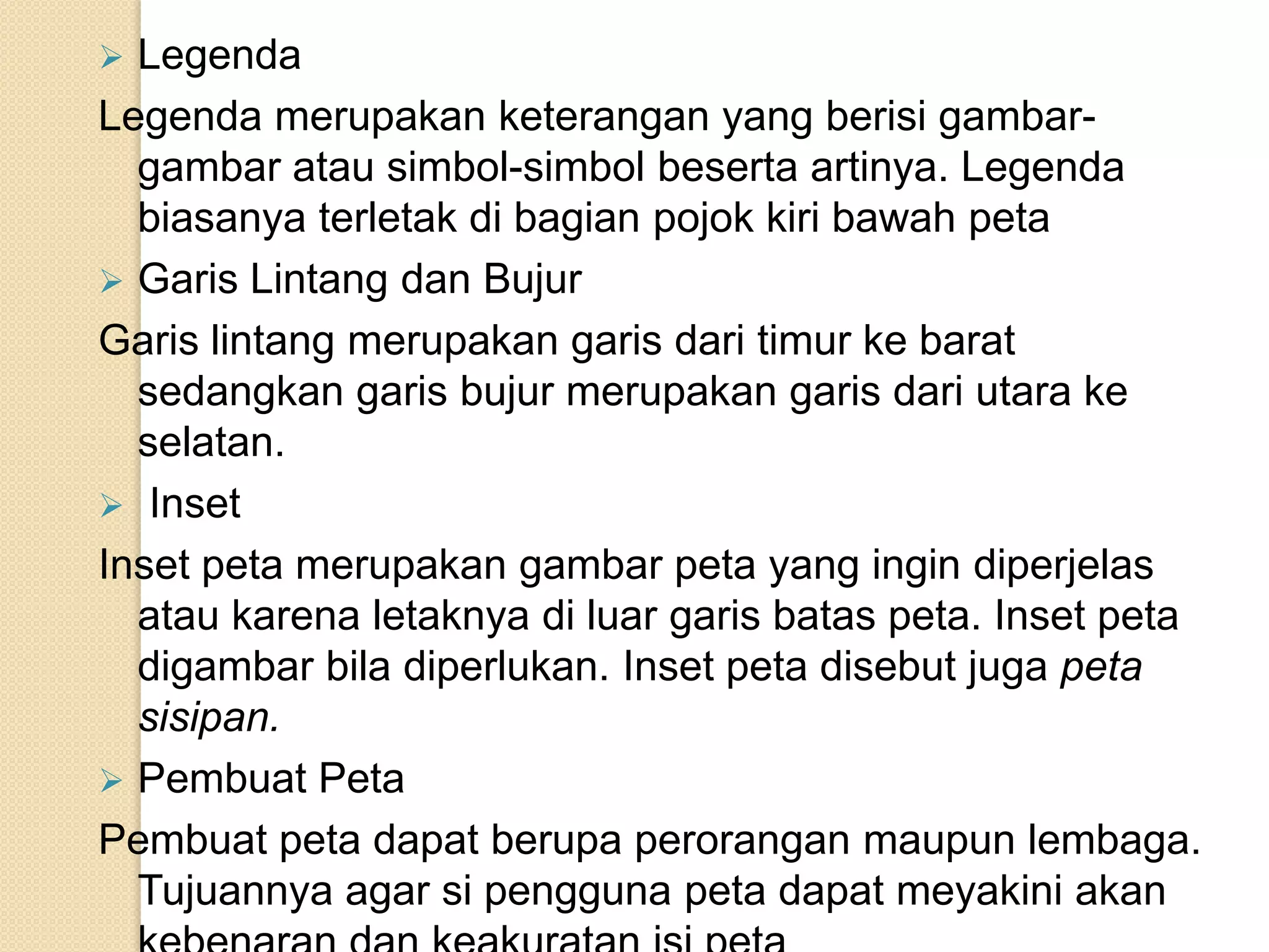Peta, atlas, dan globe | PPTX
