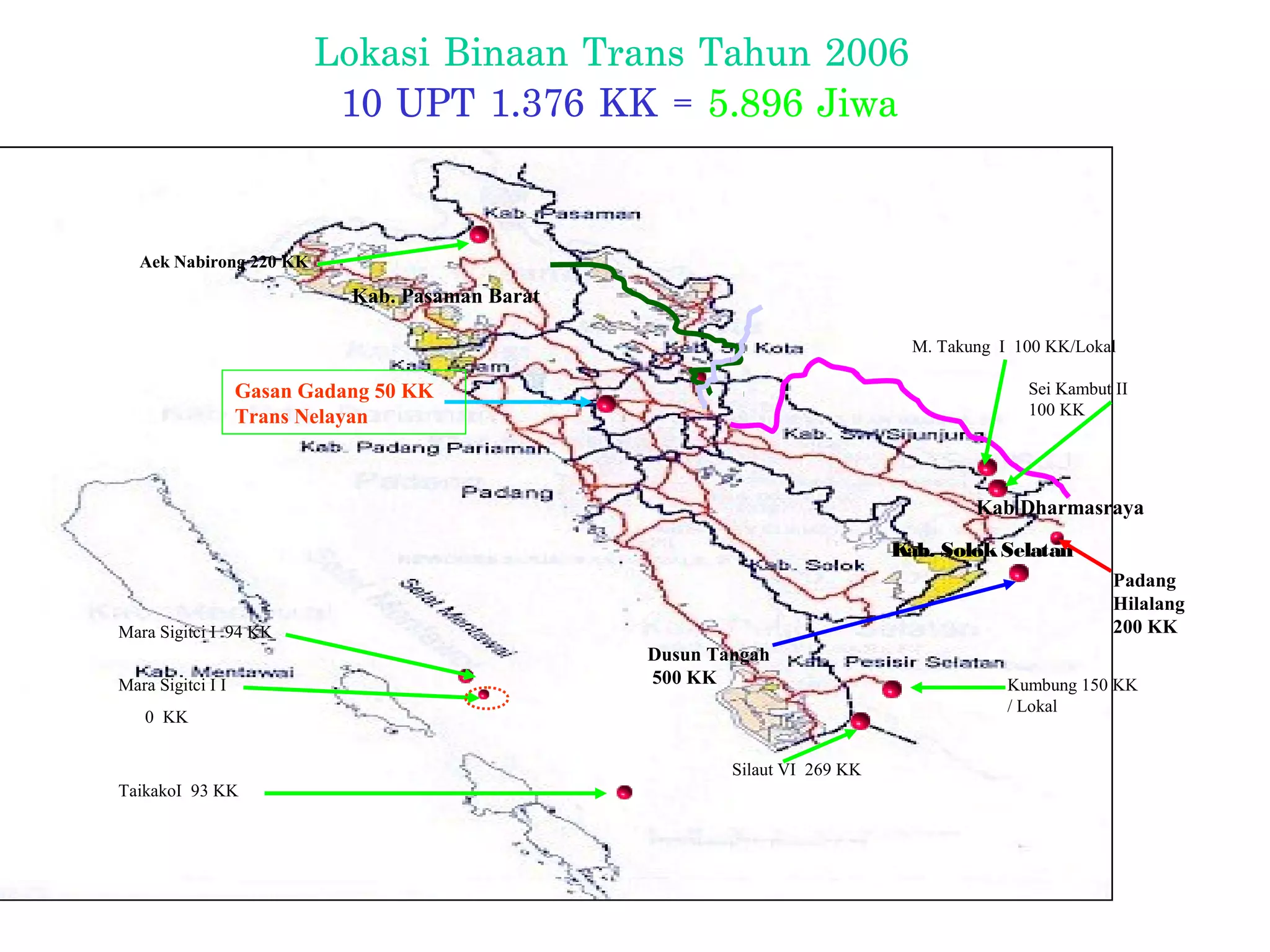 Peta bina trans | PPT