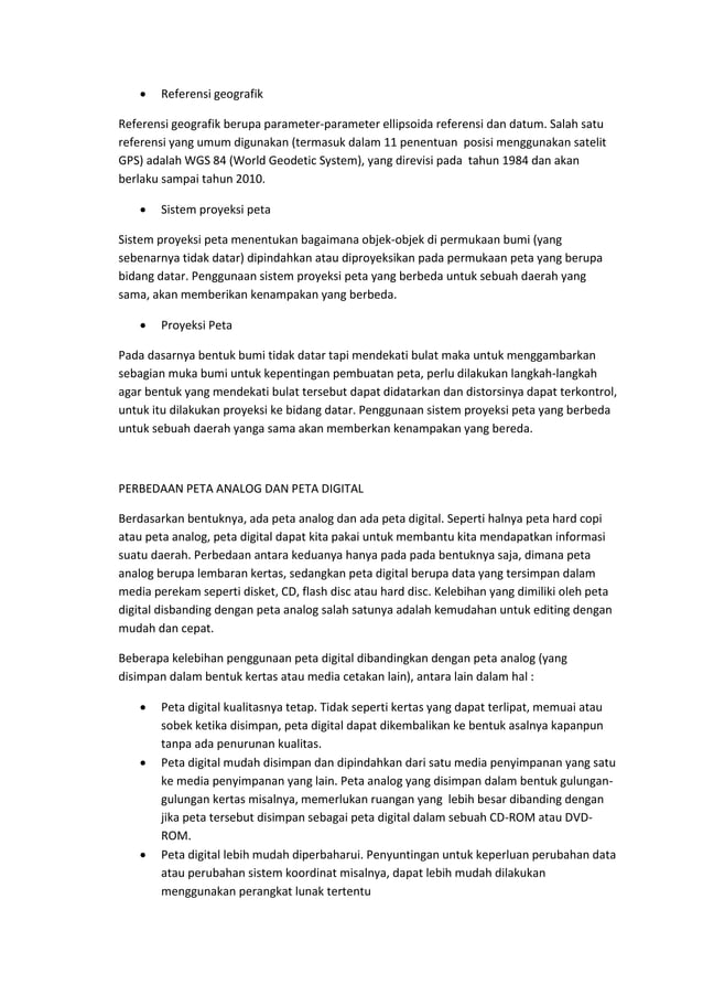 Peta digital, peta analog, theodolit, total station | PDF