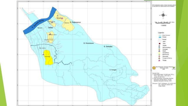 Peta distribusi penyakit dan hama tanaman jeruk sambas | PPTX